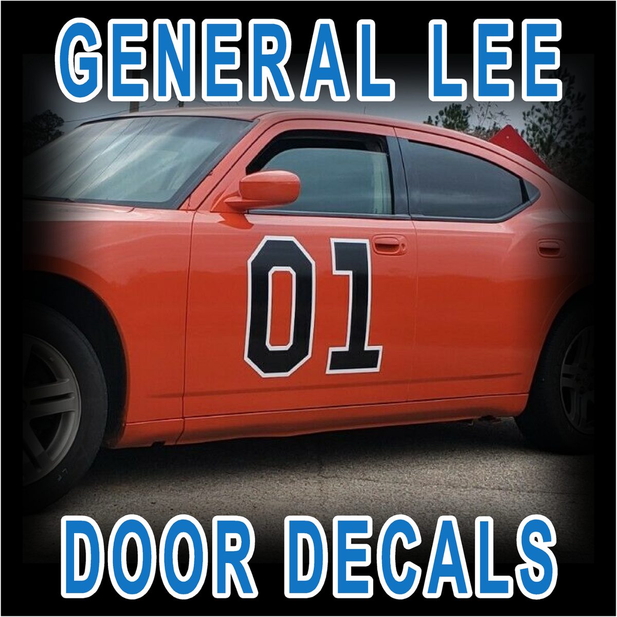 General Lee Golf Cart Decals General Lee Aufkleber Set