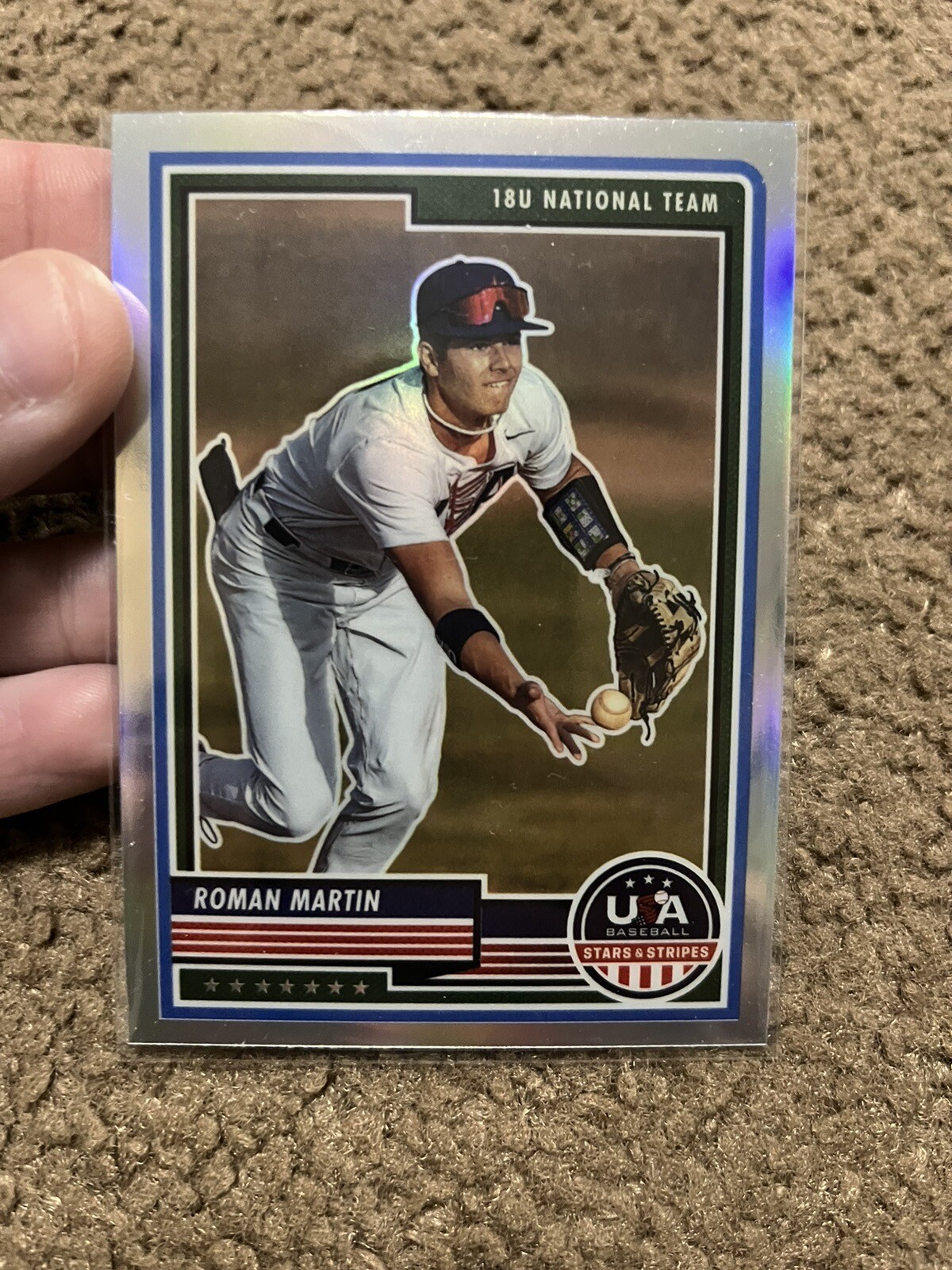 2023 USA Baseball Stars and Stripes Silver #9 Roman Martin | eBay