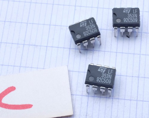 3x STMicroelectronics LF353N circuit intégré 4 pins. Lot de 3 | eBay