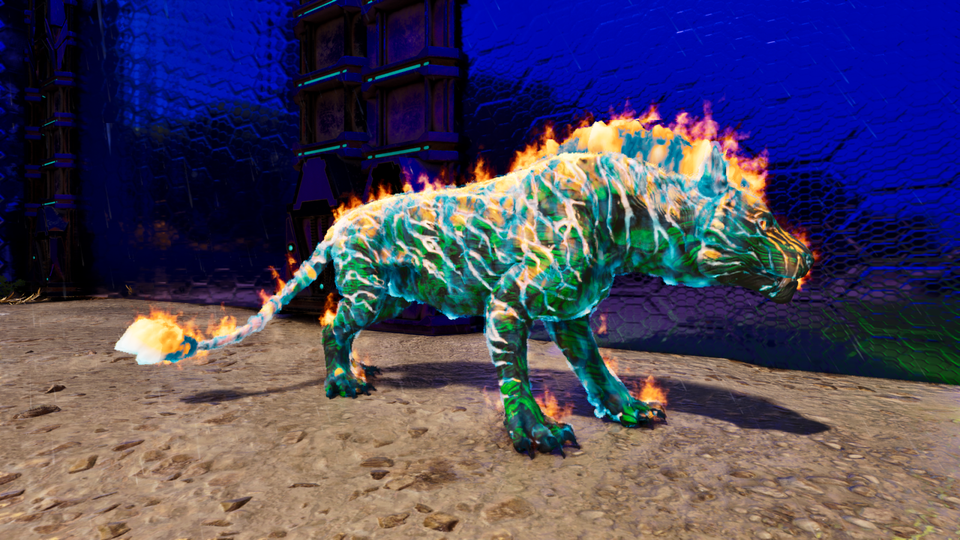 ARK Survival Ascended PvE PC/XBOX/PS5 Top Stats Pyromane (lion ...