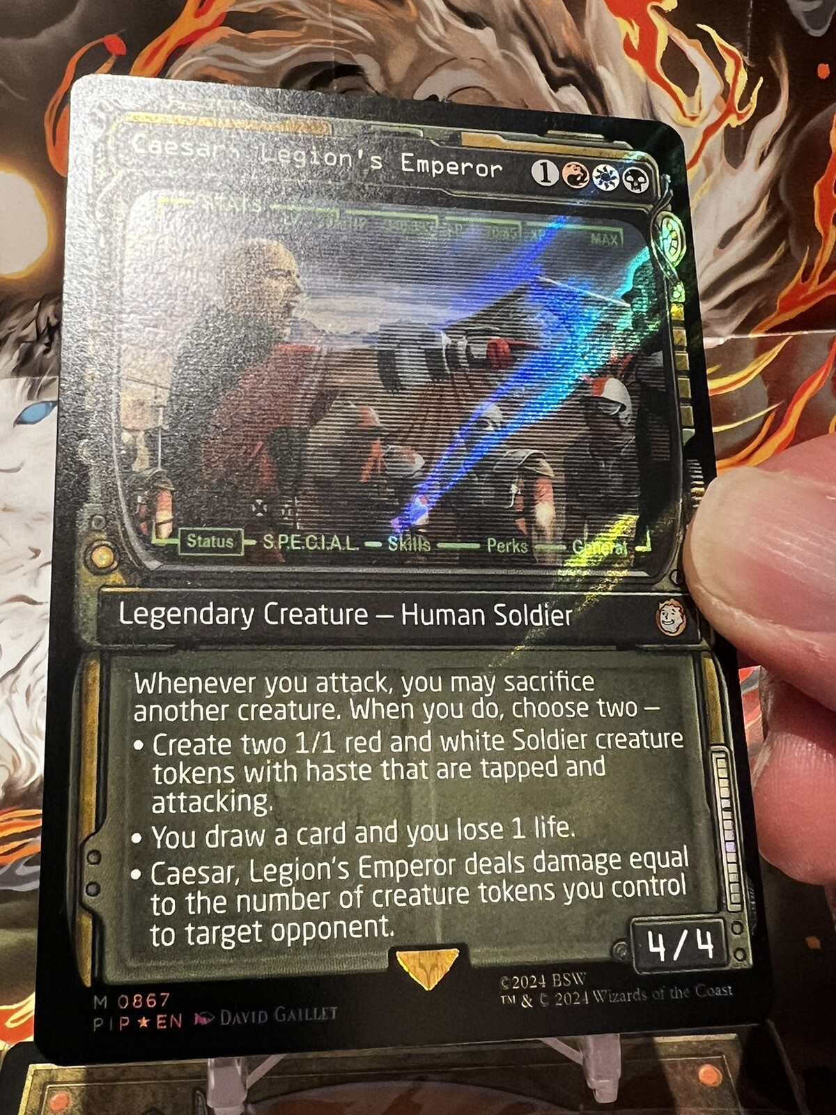 MTG | Caesar, Legion's Emperor (Showcase) ( Surge Foil ) [Fallout] | eBay