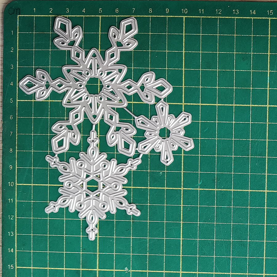 Snowflake Metal Cutting Dies DIY Scrapbook Decorative Embossing ...