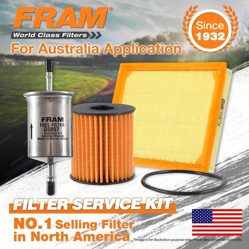 Fram Oil Air Fuel Filter Service Kit for Peugeot 206 CC Cabriolet ...