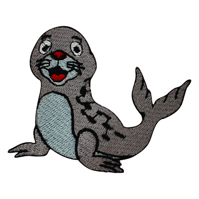 Baby Sea Lion PATCH , Seal kids patch Embroidered Iron on Sew on Patch ...