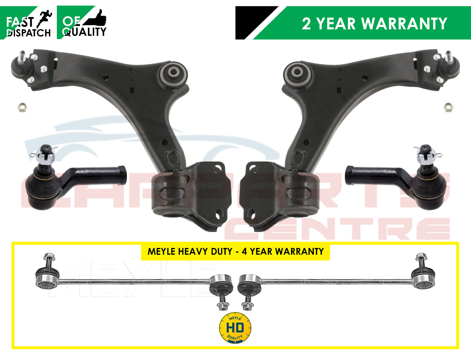 FOR FORD MONDEO MK4 FRONT LOWER SUSPENSION WISHBONE ARMS HD LINKS TRACK ...