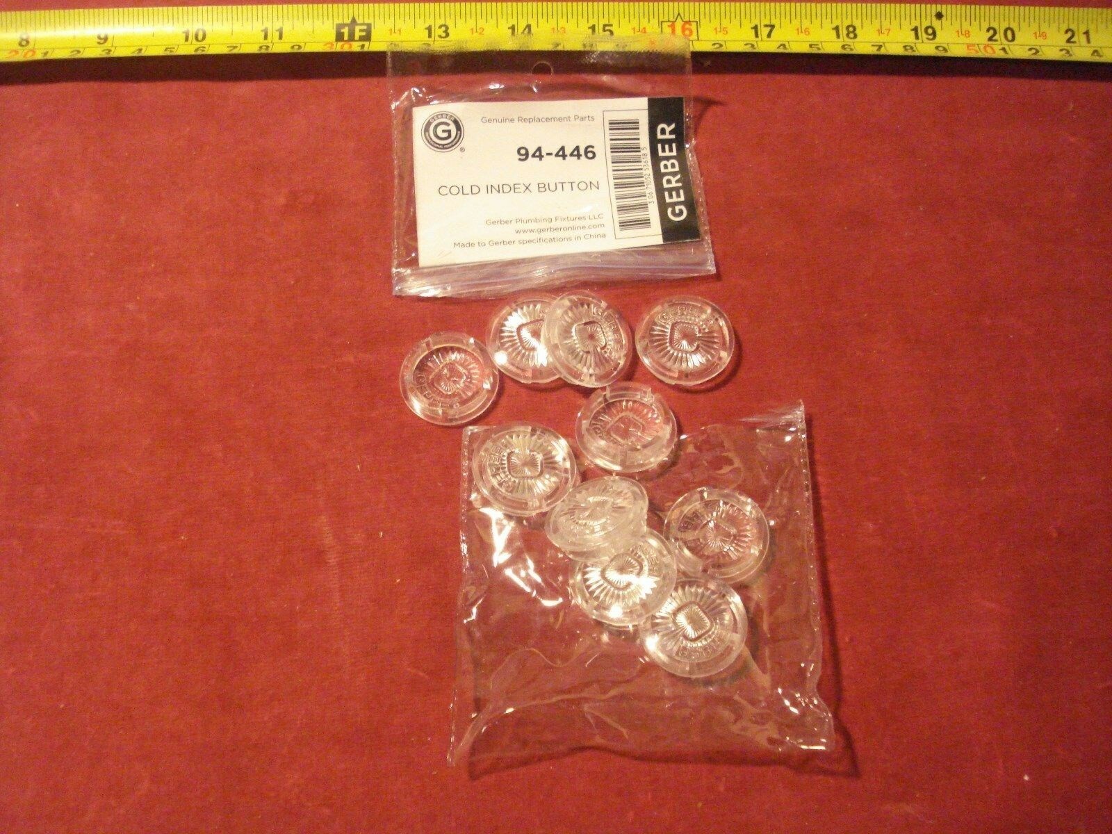 (0129.) Genuine Gerber Cold Index Button -10 Pack | eBay