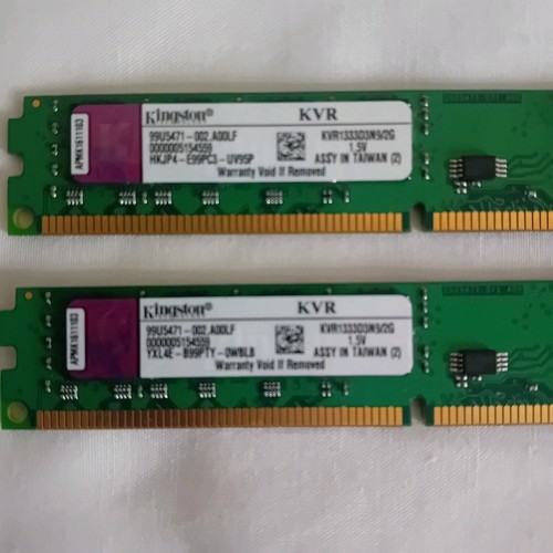 Kingston KVR1333D3N9/2G 2x2GB (4GB) Low Profile DDR3 Memory 1333 MHz ...