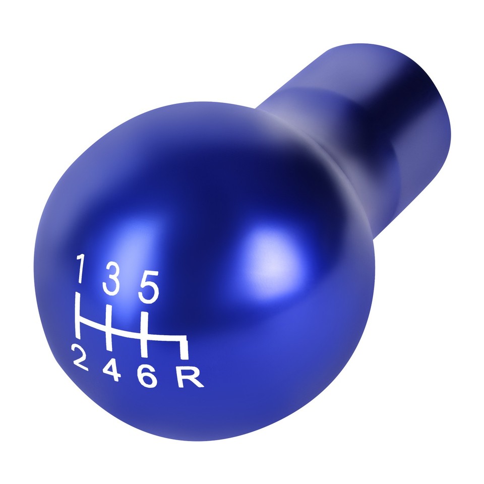 J2 Universal Aluminum Spherical Teardrop Shift Knob Blue w/ 3Pc Thread ...