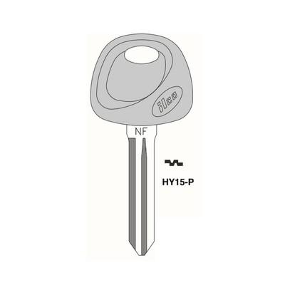 ILCO Replacement Uncut Key Blank for Hyundai & Kia - HY15P - HY-13D.P3 ...