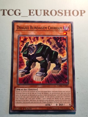 Chobham Armor Dragon ︎YUGIOH ︎CHIM ︎2019 ︎COMMON ︎PORTUGUESE ︎NM #0406 ...