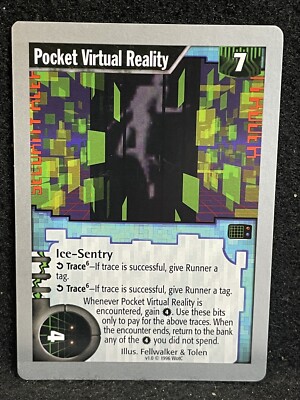 Netrunner 1996 WOTC Uncommon Ice - Pocket Virtual Reality (FREE ...