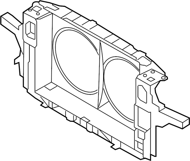 Nissan 625011EA0A Genuine OEM Factory Original Radiator Support for ...