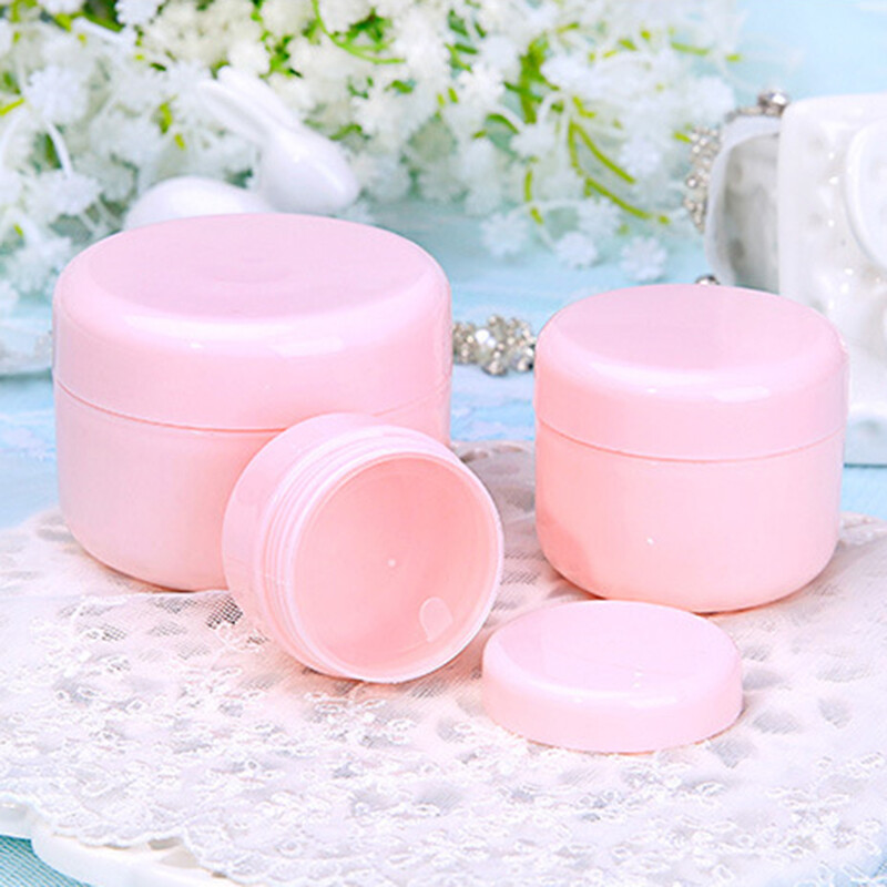 10-100g Plastic Jar Pot Sample Empty Container Cream Cosmetic Makeup ...