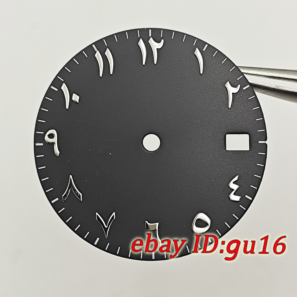 28.5mm date window sterile dial with calendar window suitable for NH35 ...