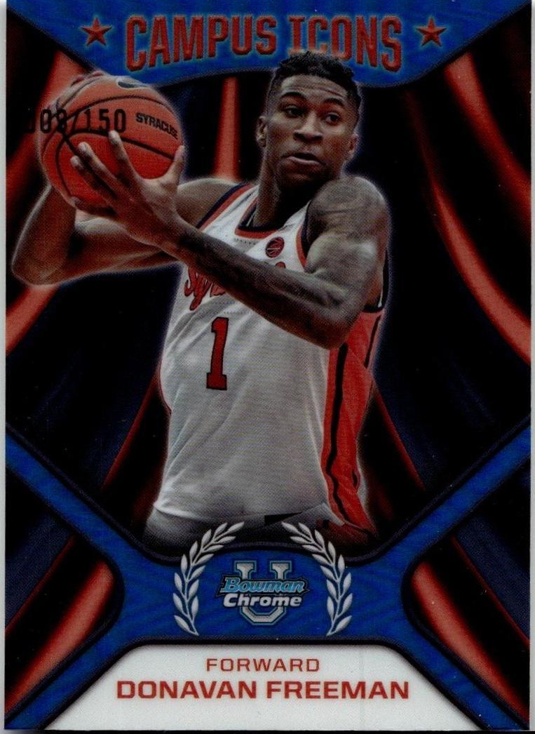 2024-25 Bowman University Chrome - Campus Icons Donavan Freeman #CI-7 ...