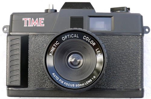 Vintage Time Magazine Promotional Camera 35mm Kinetic Optical with Bag ...