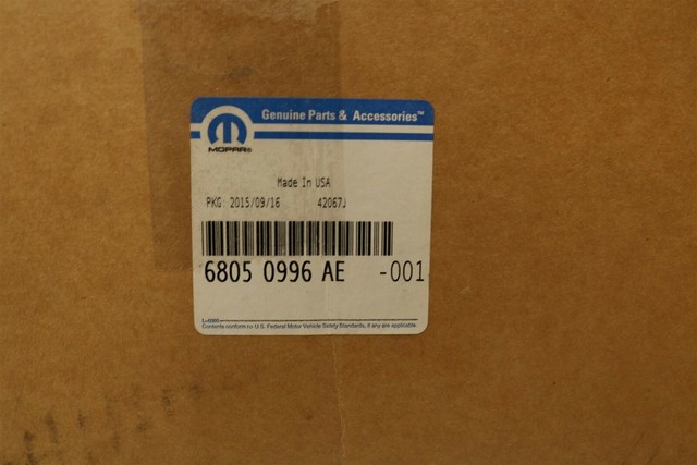 Radiator Support Panel Mopar 68050996AE for sale online | eBay