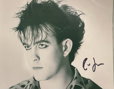ROBERT SMITH SIGNED AUTOGRAPH 8X10 THE CURE BLACK & WHITE GLOSSY PHOTO ...
