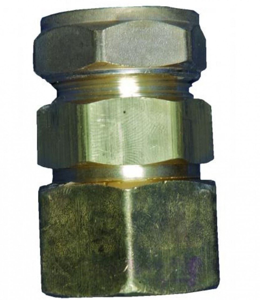 TRACPIPE x Copper Compression Coupling DN15 x 15mm - FREE Next-Day ...