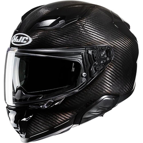 HJC Motorcycle Helmet S - F71 Carbon Solid - Full Face Helmet With Sun ...