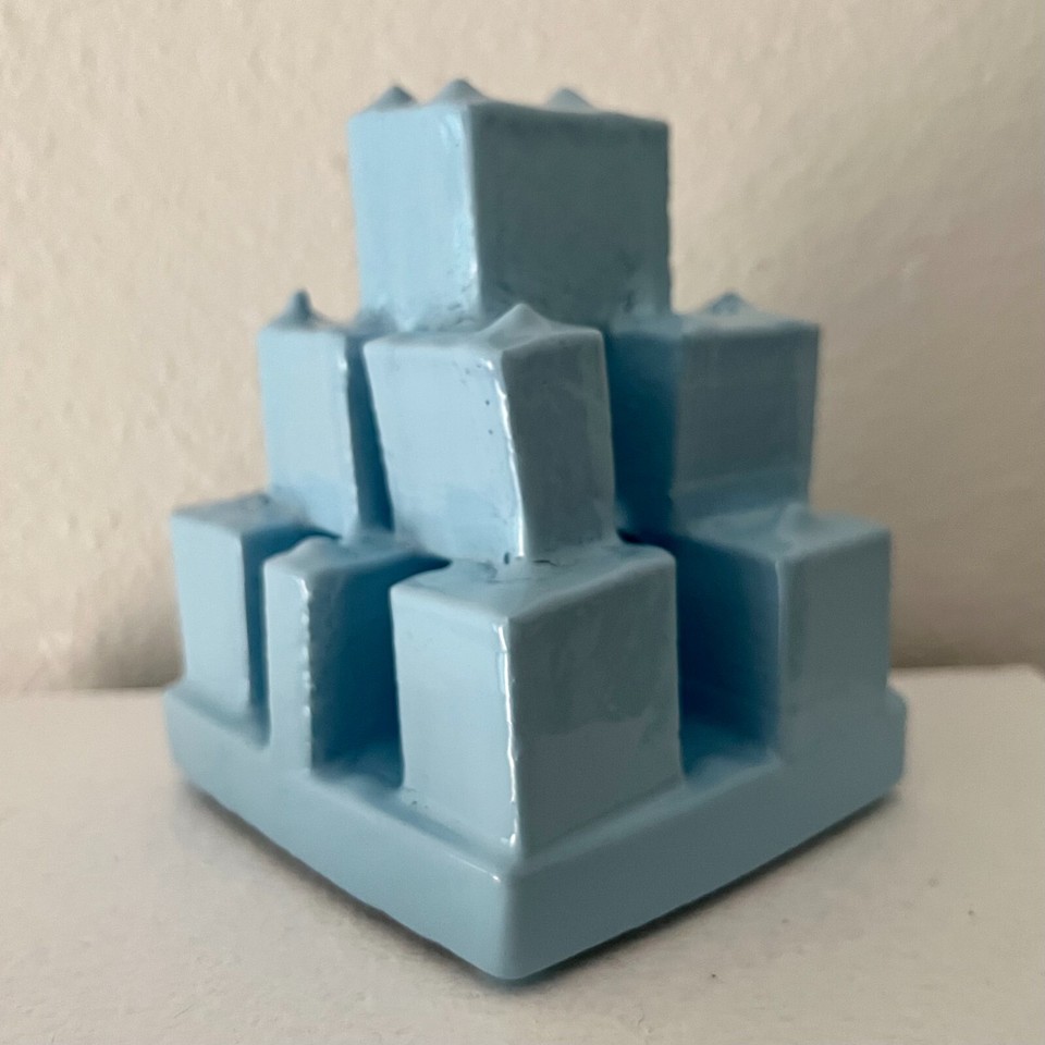 One Abstract Sculpture Constructivism Cubism Modern Art Influenced OOAK ...