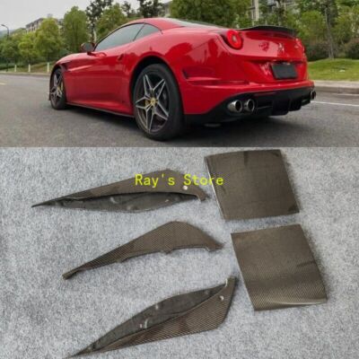 Real Carbon Fiber Rear Bumper Splitter Diffuser Lip For Ferrari ...