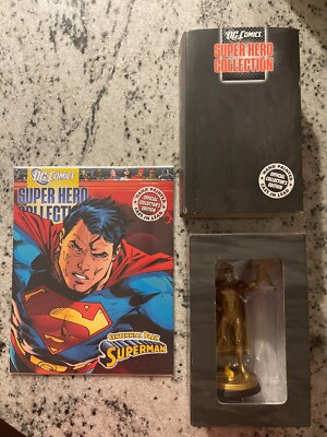 Centennial Park Superman Eaglemoss Lead Figure W/Magazine DC Super Hero ...