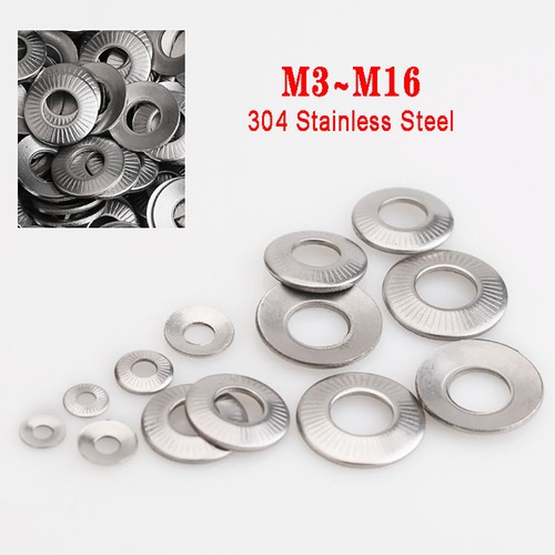 Toothed Shakeproof Lock Washers A2 Stainless Steel M3 M4 M5 M6 M8 M10 ...