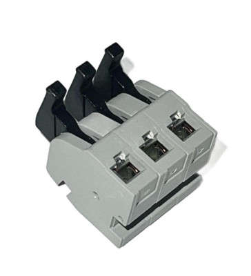 Pack of 2 ASP0250304 Terminal block, Conn Spring Cage F 3 POS 5mm Crimp ...