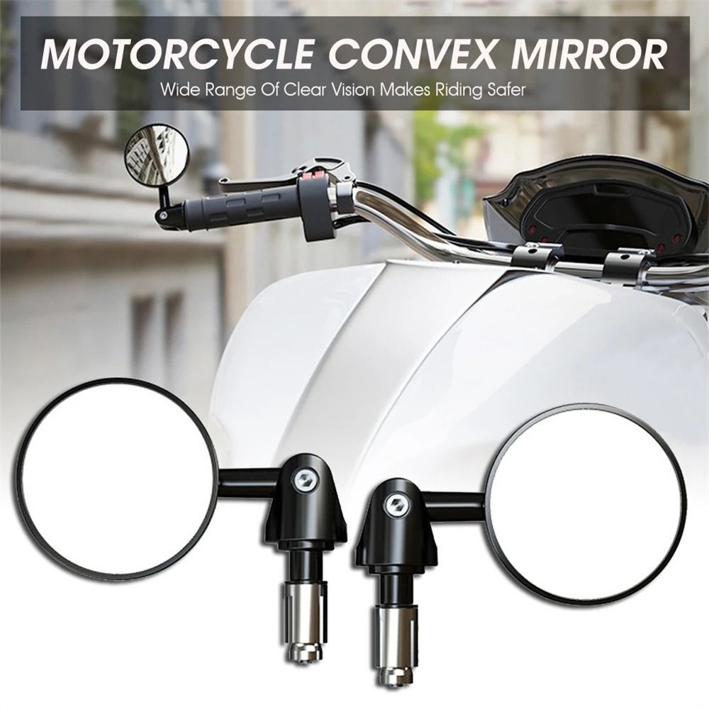 Large Motorcycle Mirrors High Quality Billet Aluminium Cafe Racer