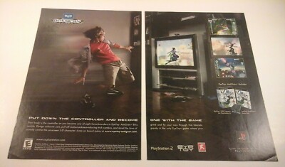 2004 Video Game Print Ad - EyeToy: AntiGrav - PS2 - 10"X13" 2pg | eBay
