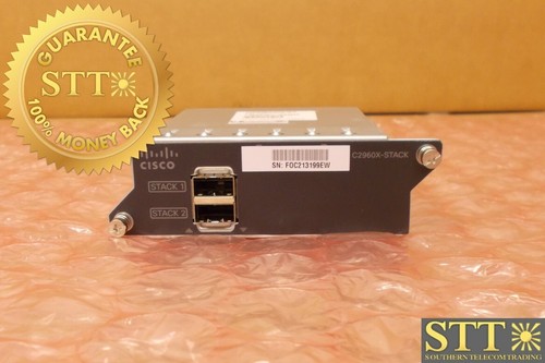 C2960X-STACK CISCO 800-37538-02 CATALYST 2960X FLEXSTACK MODULE CMUCAEGBAB NEW | eBay