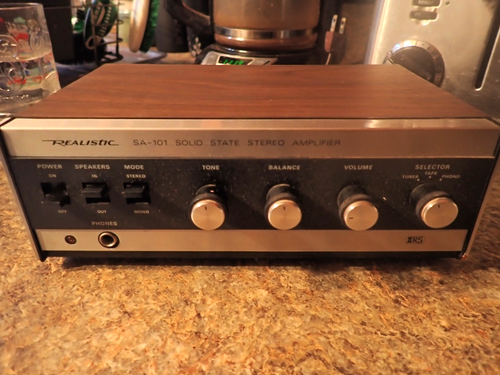Vintage Realistic SA-101 Solid State Stereo Amplifier No Mic Untested ...