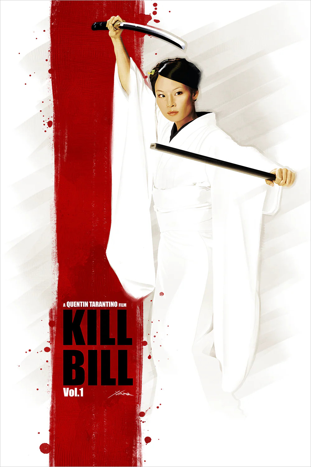 Kill Bill O-Ren 24x36 by Yvan Quinet Movie Poster Ltd Edition x/80 ...