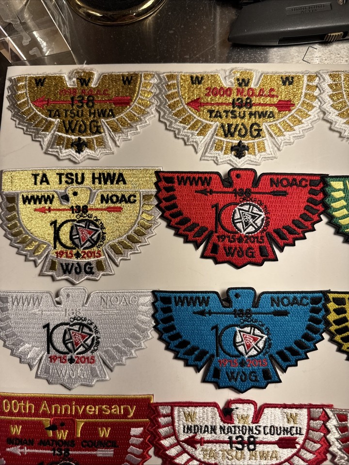 OA LODGE 138 TWENTY FOUR DIFFERENT MINT FLAP ISSUES WITH MANY OLDER ...