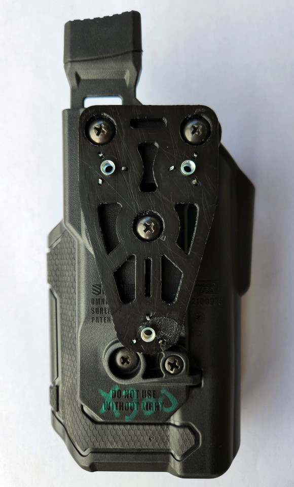 ADAPTER for Blackhawk *OMNIVORE* Holster to Safariland belt rig (QLS ...