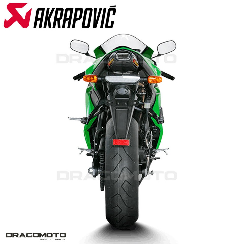 KAWASAKI ZX-6R 636 2007-2008 Exhaust AKRAPOVIC Titanium S-K6SO5-HACT | eBay