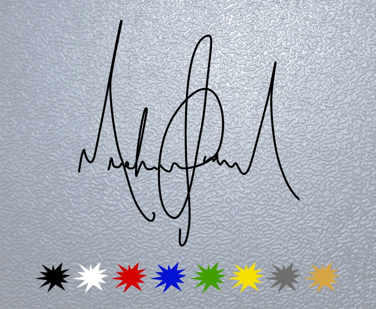 Michael Jackson Handwriting