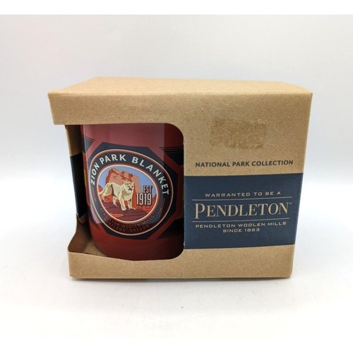 Pendleton Woolen Mills Zion National Park Utah Ceramic Mug 18 oz Red ...