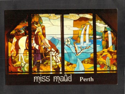 B6806 Australia WA Perth Miss Maud King of Norseman Glass Tapestry ...