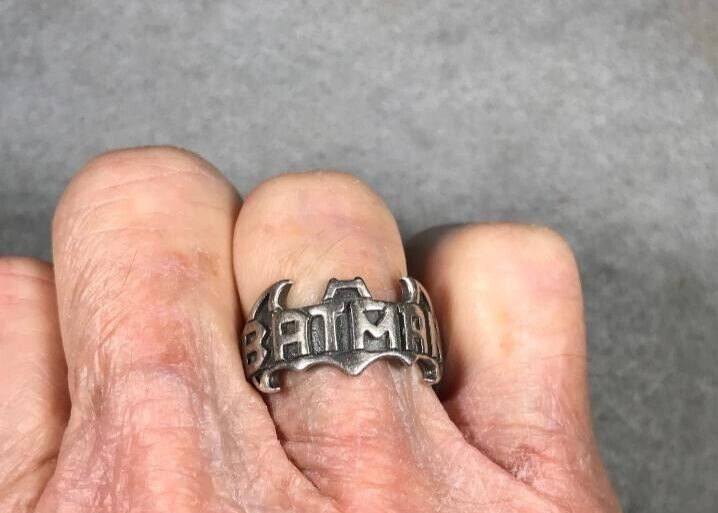 Vintage Batman Ring-Sterling silver - Gem