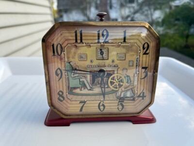 "Spinning Wheel Clock", Lux, Alarm Clock, Vintage, All Original, Video ...