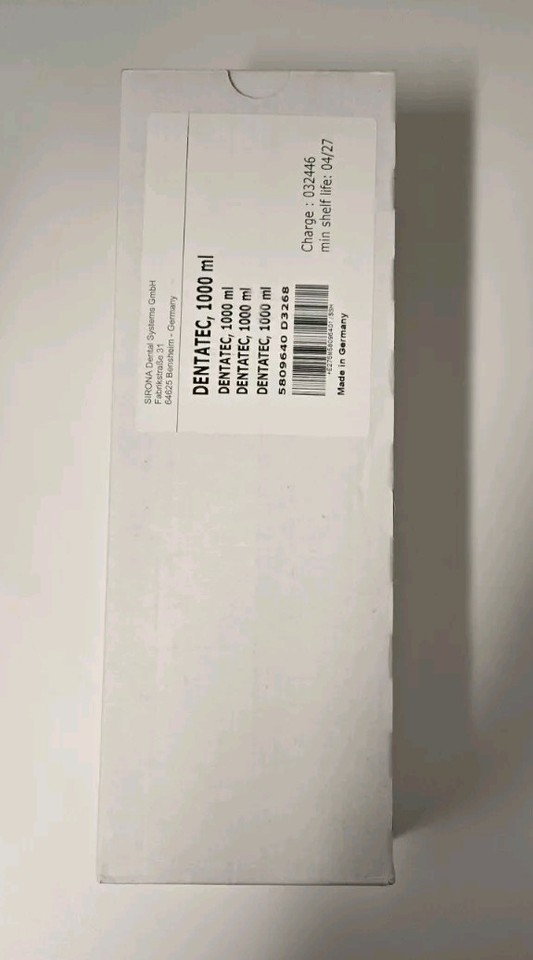 DENTSPLY SIRONA CEREC DENTATEC OIL DENTAL | eBay