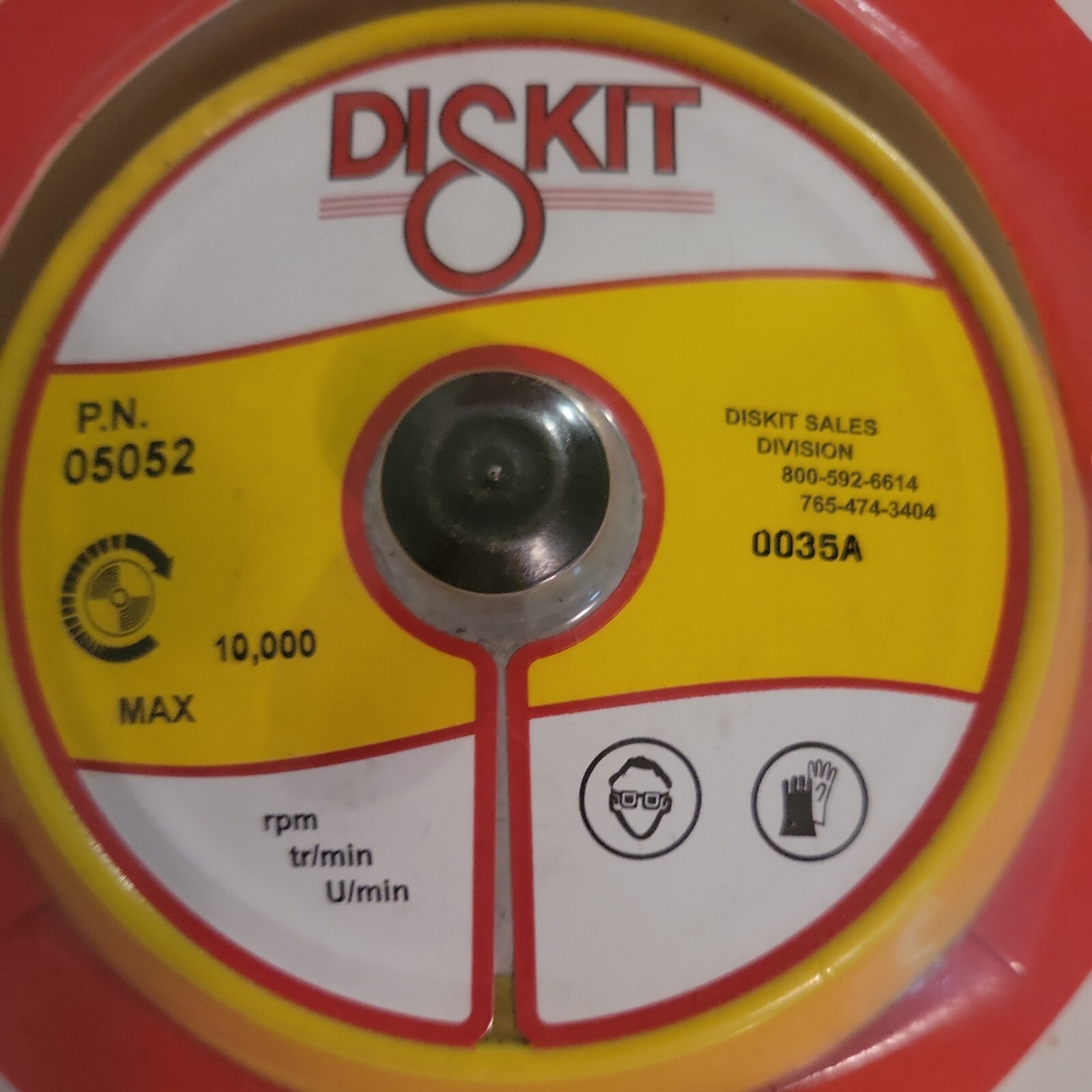 Diskit Backing Pad 8" 05052 Vinyl Slant for sale online | eBay