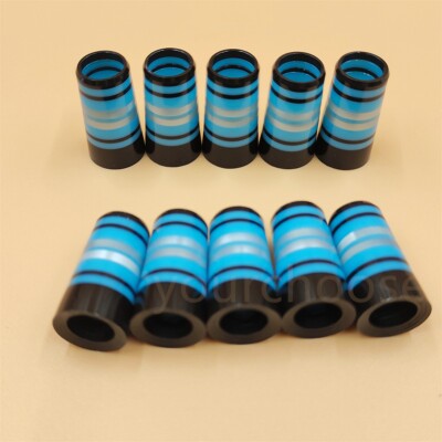 10pcs Premium Blue/Black/Silver Ring Golf Iron Ferrule .370 Iron ...