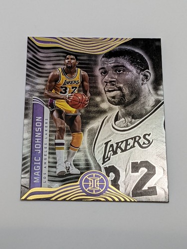 Magic Johnson Panini Illusions Card #144 2021-22 Los Angeles Lakers NBA ...