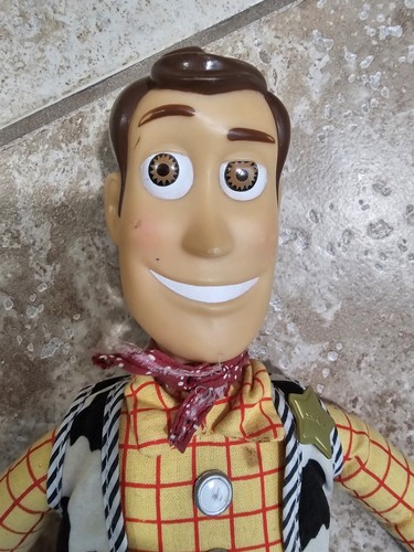 Disney Pixar Toy Story Woody 16" Pull String Talking Doll Thinkway Toys ...
