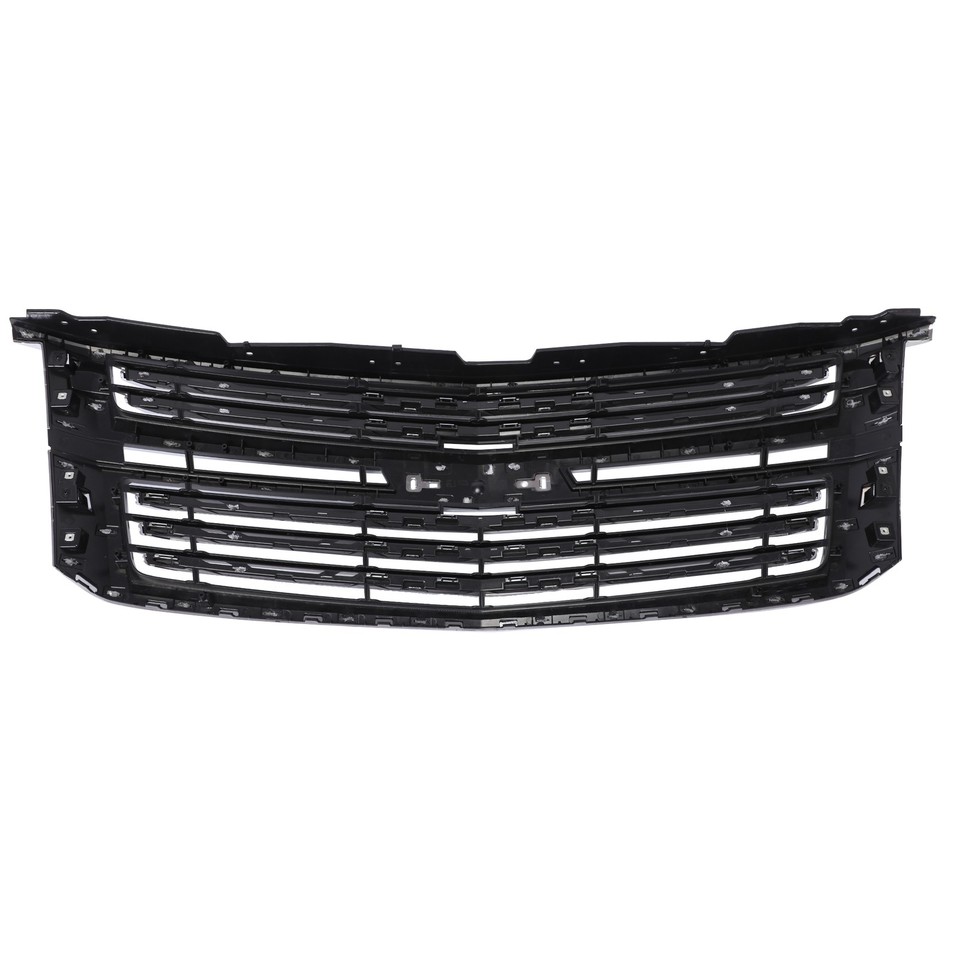 Front Bumper Cover with Grille Replacement Kit For 2015-2020 Chevy ...