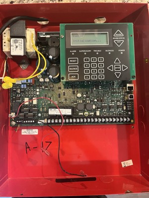 GAMEWELL FCI GWF-7075 Addressable Fire Alarm Control Panel Red ...