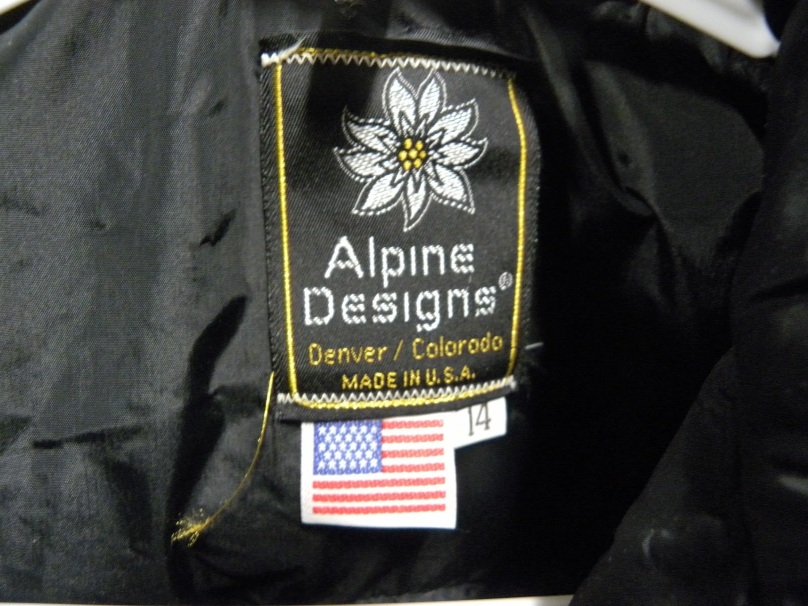 Vintage Retro Mod Alpine Designs USA Ski Jacket Coat (A10) | eBay